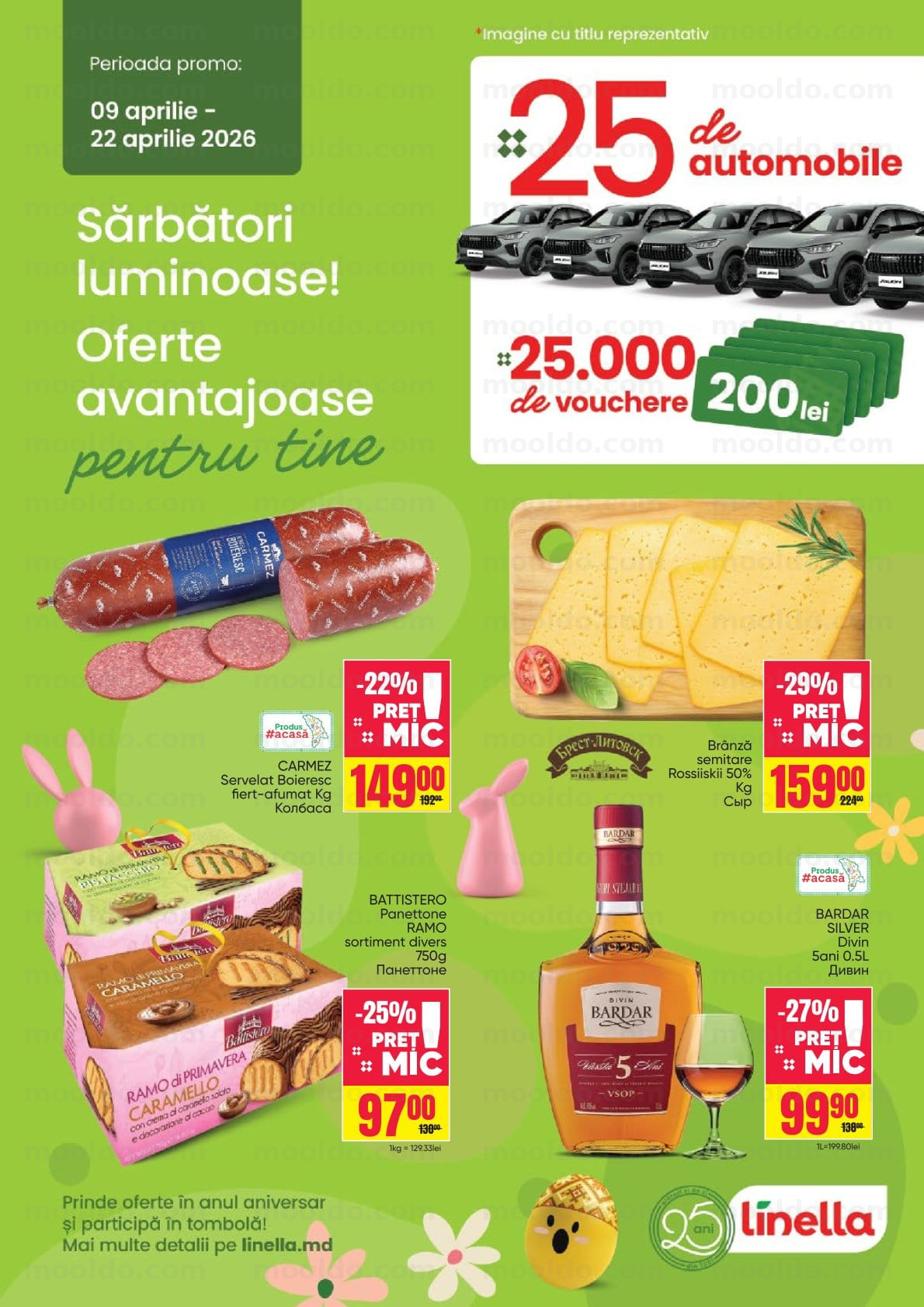Linella | Catalogul cu reduceri: 09 - 22 aprilie 2026 | Mooldo