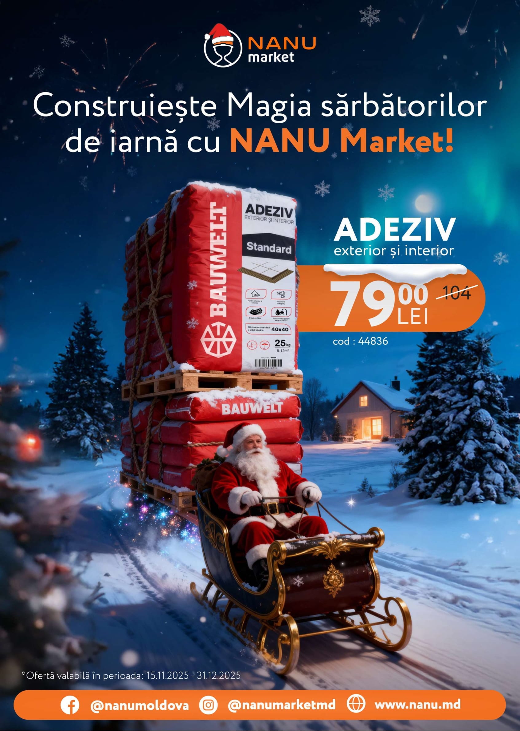 Nanu Market | Catalogul cu reduceri: 15 noiembrie - 31 decembrie 2025 | Mooldo