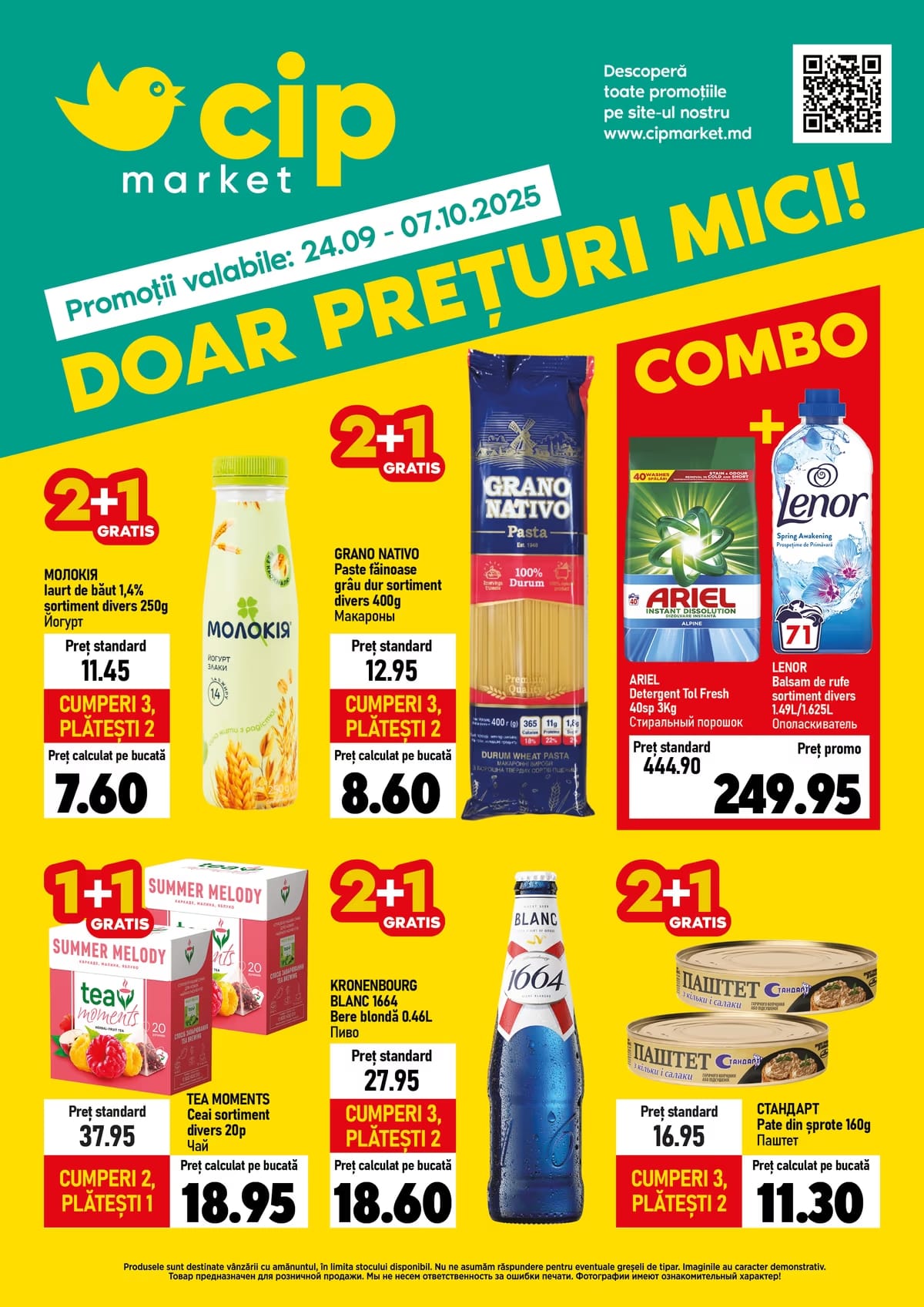 Cip Market | Catalogul cu reduceri: 24 septembrie - 07 octombrie 2025 | Mooldo