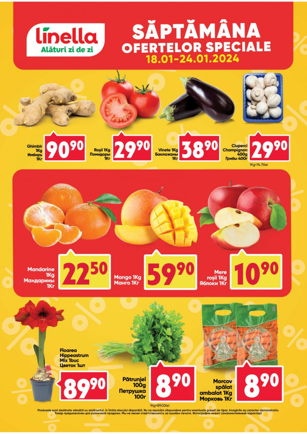 Linella catalog cu reduceri - 18 - 24 January 2024