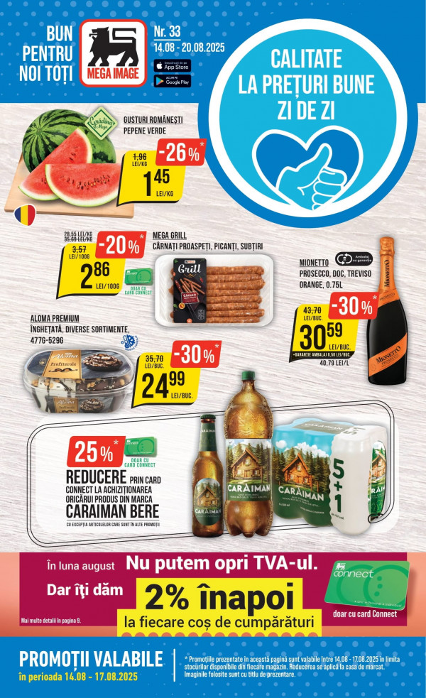 Catalog Mega Image: Reduceri și Oferte Săptămânale | Mooldo