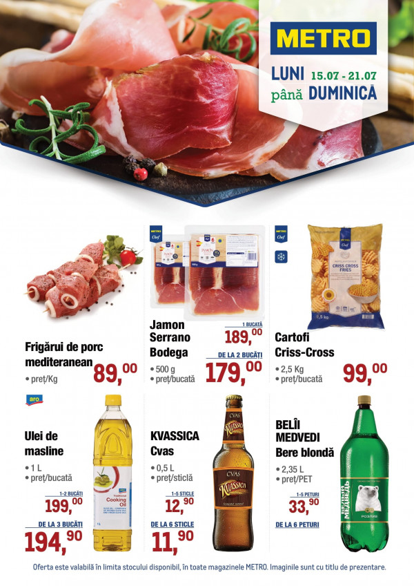 Metro | Maratonul ofertelor: 15 - 22 iulie 2024 | Mooldo