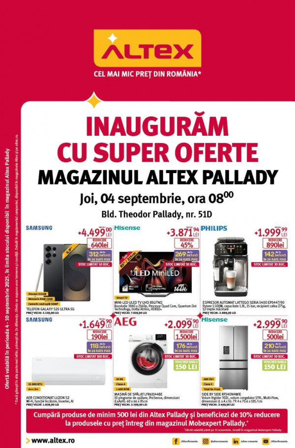 Catalog Altex: Reduceri și Oferte Săptămânale | Mooldo