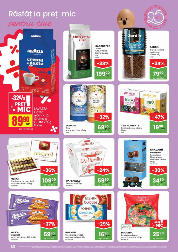 Linella | Catalogul cu reduceri: 09 - 22 aprilie 2026 | Mooldo